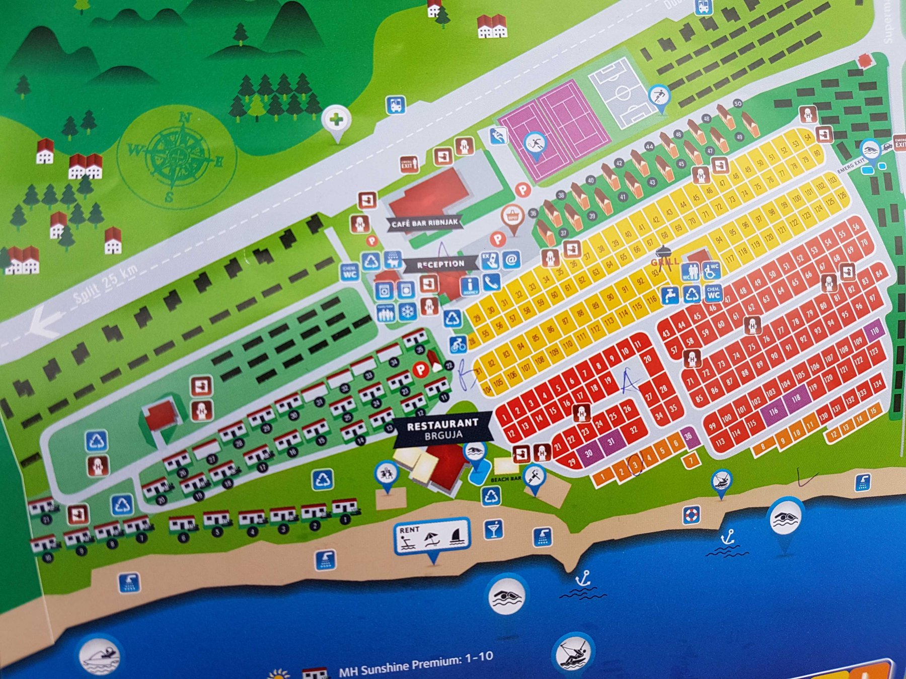 Camping-app.eu: Kamp Galeb Omiš Croatia